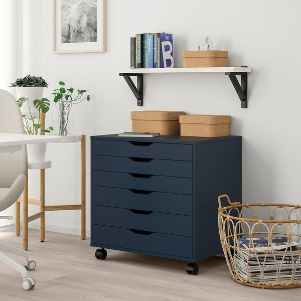 ALEX Drawer unit on castors, blue– HomesopSolutions